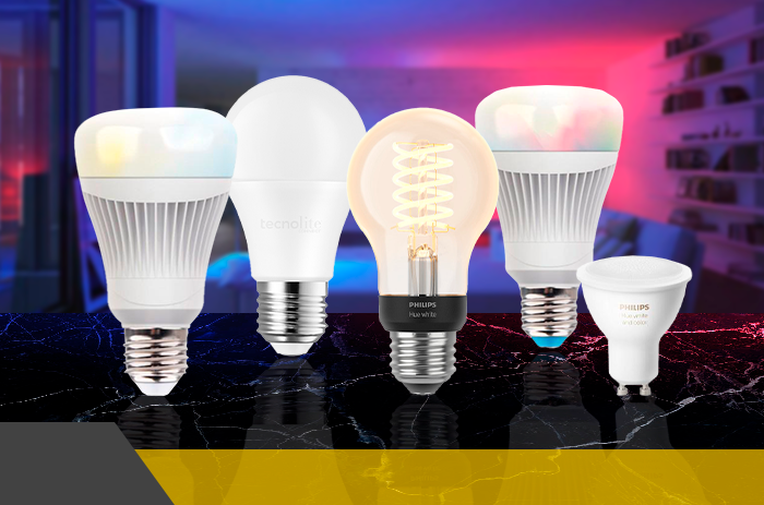 6 focos inteligentes con Wifi que se ajustan a tu presupuesto.